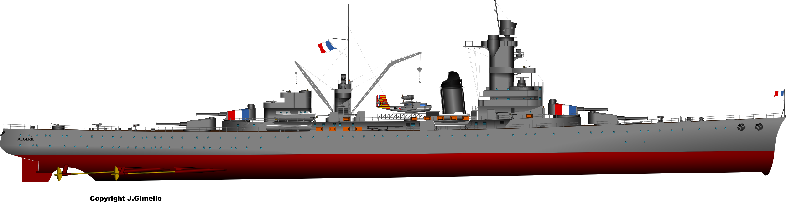 Marseille - French Tier X Super Heavy Cruiser 1944