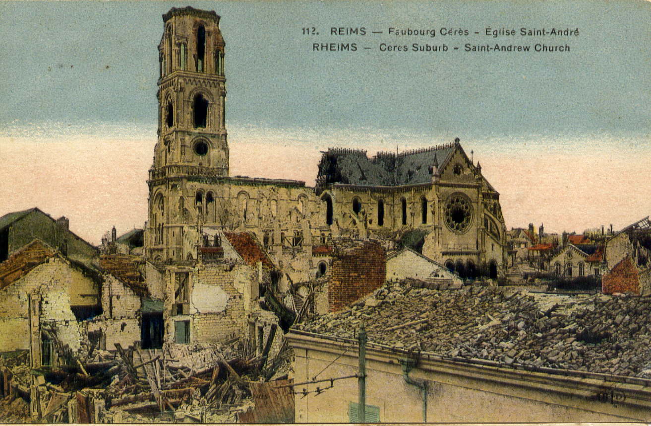 Photo Reims 1945 de l'album cartes postales